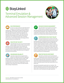 StayLinked Terminal Emulation & Advanced Session Management