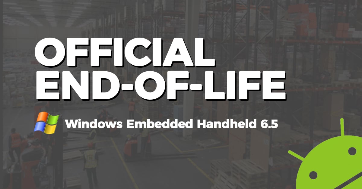 R.I.P. Windows Embedded Handheld 6.5